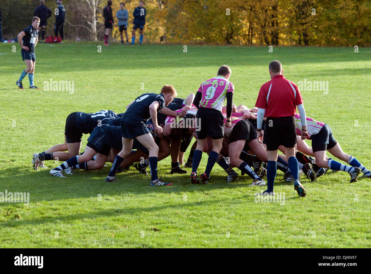 University sport, men`s Rugby Union Stock Photo - Alamy